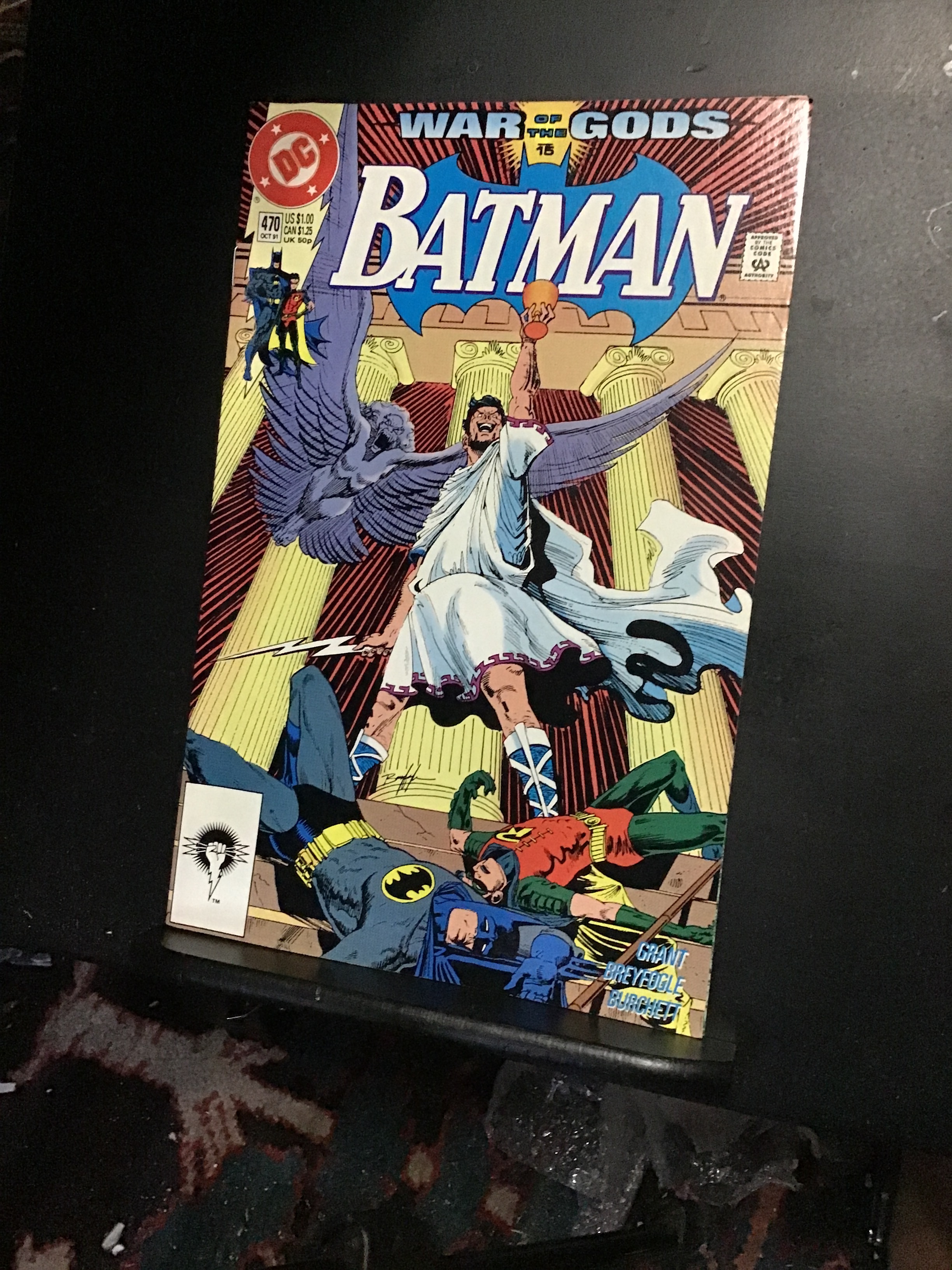 Batman #470 (1991) War of The Gods part one! High-grade Key! NM- Wow ...