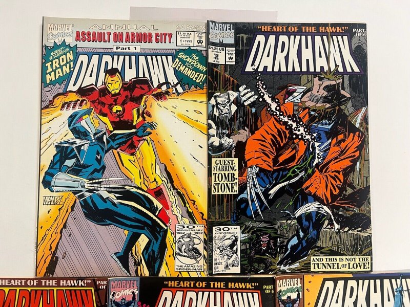 5 Dark Hawk Marvel Comic Books # 1 9 10 11 12 Avengers Defenders Hulk ...
