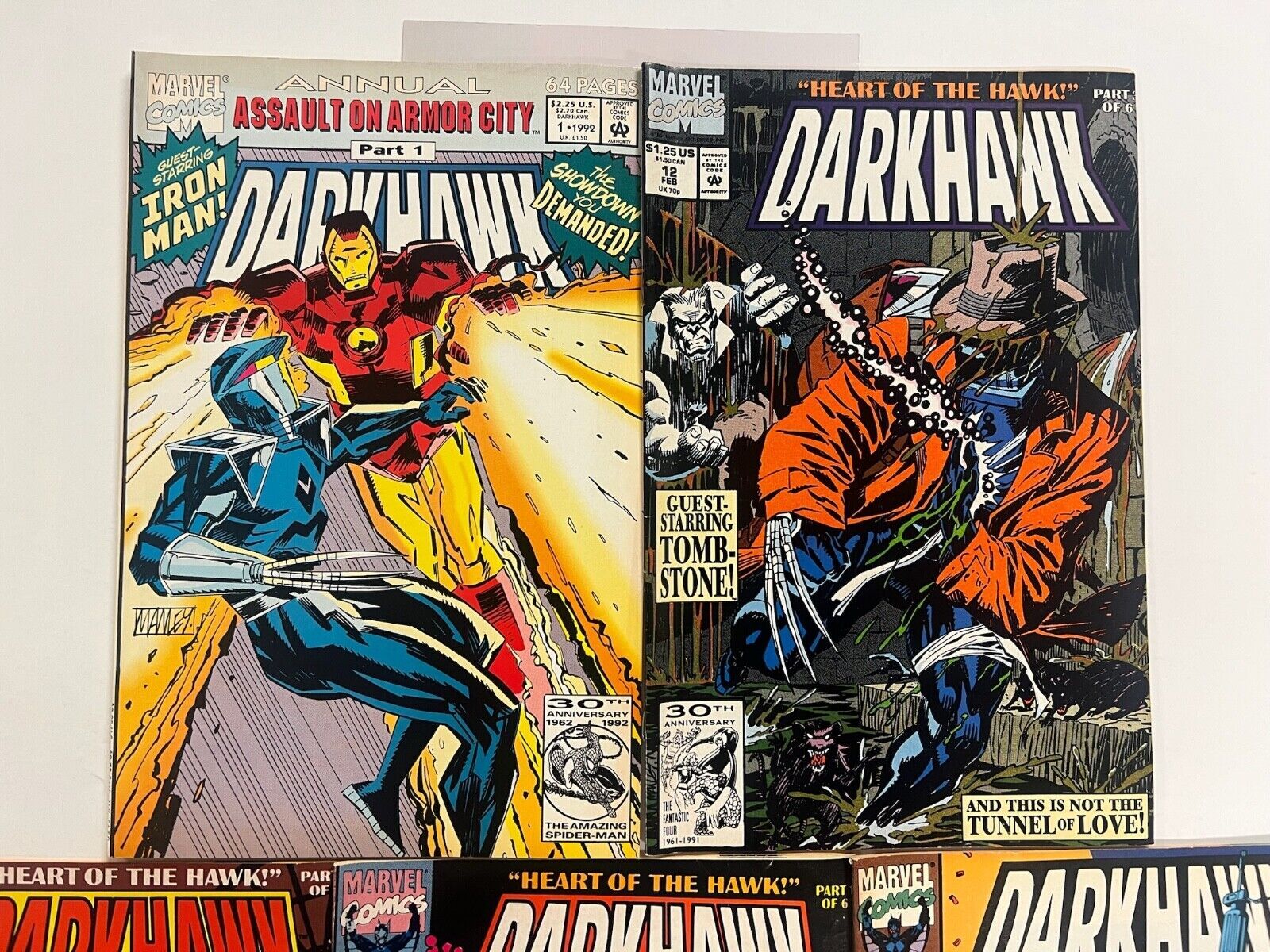 5 Dark Hawk Marvel Comic Books # 1 9 10 11 12 Avengers Defenders Hulk 26 JS30 | Comic Books ...