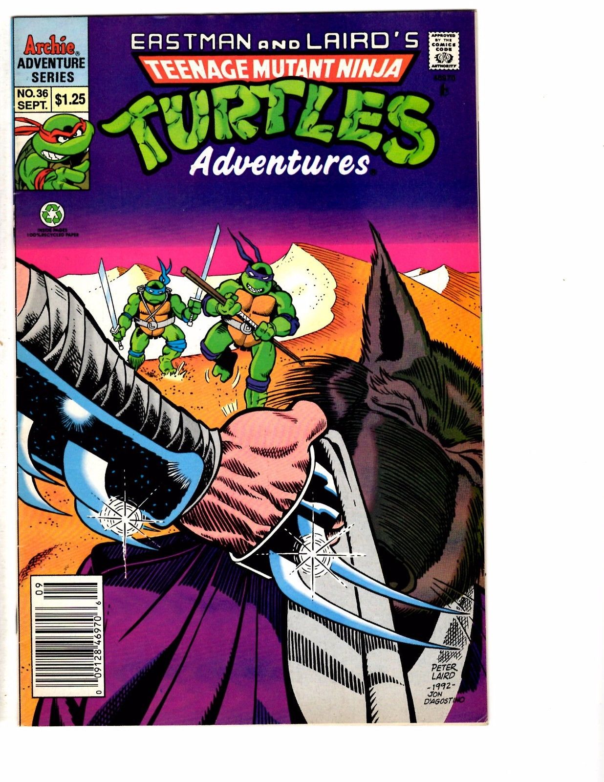 7 Teenage Mutant Ninja Turtles Archie Comics # 2 18 23 33 36 Special ...