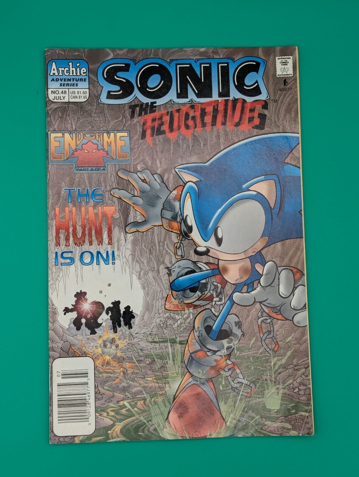 SONIC The HEDGEHOG 1997 Comic #48 END GAME 2 of 4 KNUCKLES Bagged ...