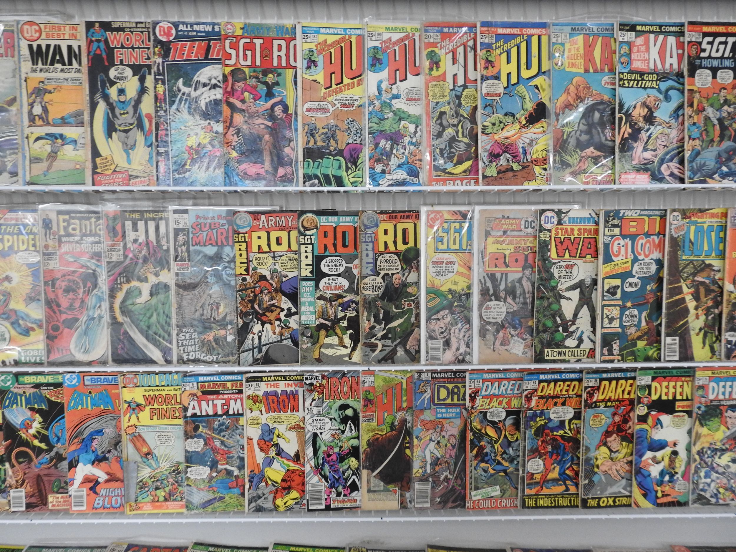Huge Lot 140+ Low Grade Comics W/ Spider-Man, Hulk, Sub-Mariner, +More ...