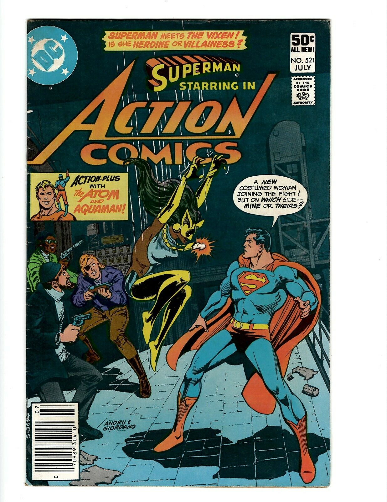 Action Comics # 521 VF DC Comic Book Superman Flash Batman Arrow Atom ...