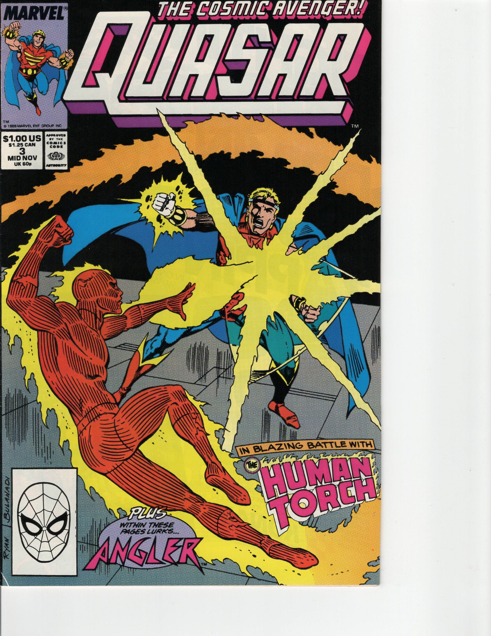 Quasar #3 Direct Edition (1989) | Comic Books - Copper Age, Marvel ...