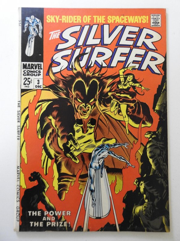 The Silver Surfer #3 (1968) FN/VF Condition! 1st appearance of Mephisto ...