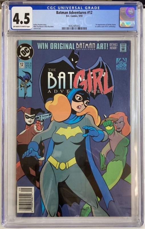 Batman Adventures #12 - CGC 4.5 - DC Comics - 1993 - First Harley Quinn ...