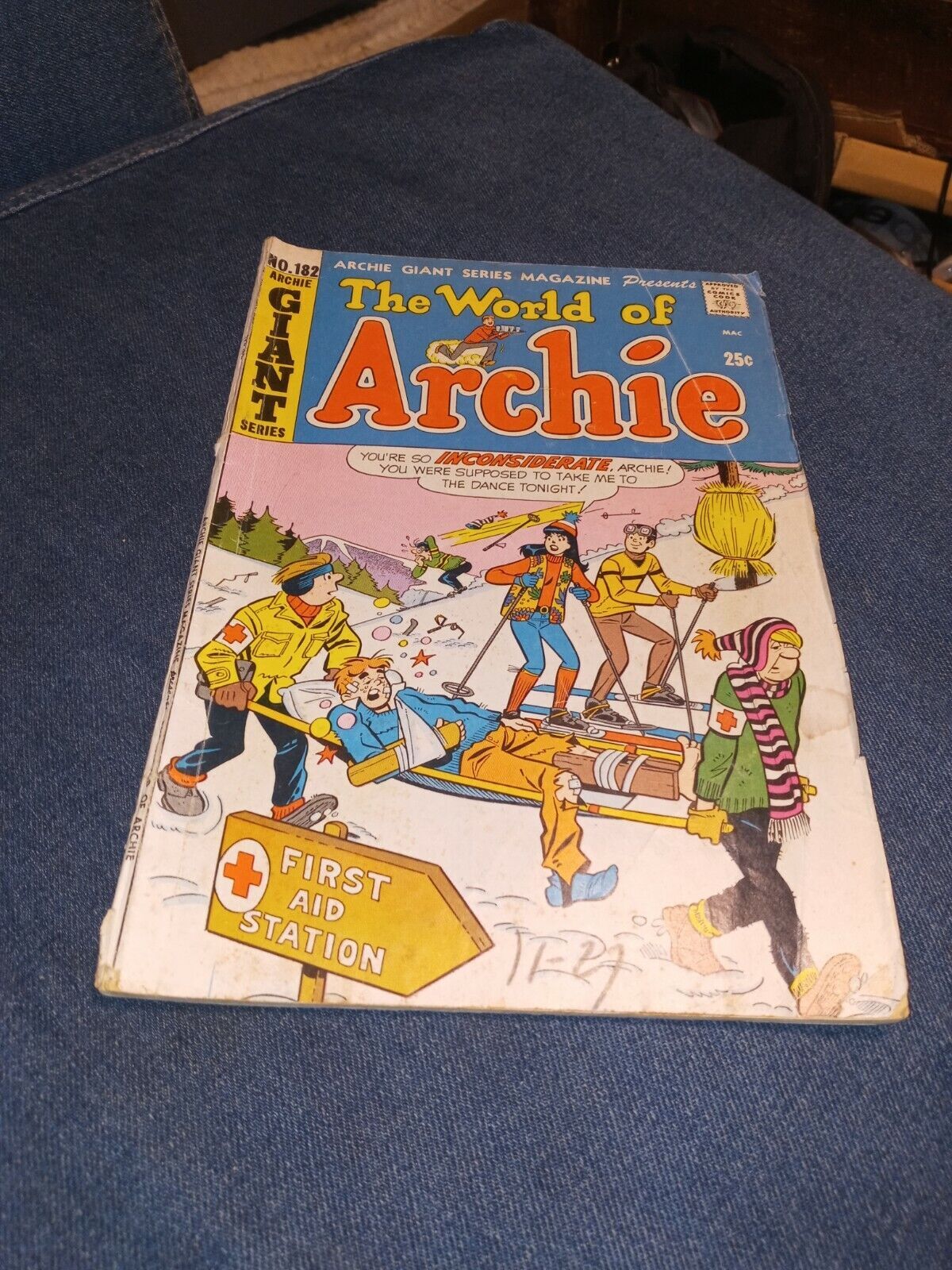 THE WORLD OF ARCHIE #182 Archie Giant Series Magazine 1971 | Comic ...