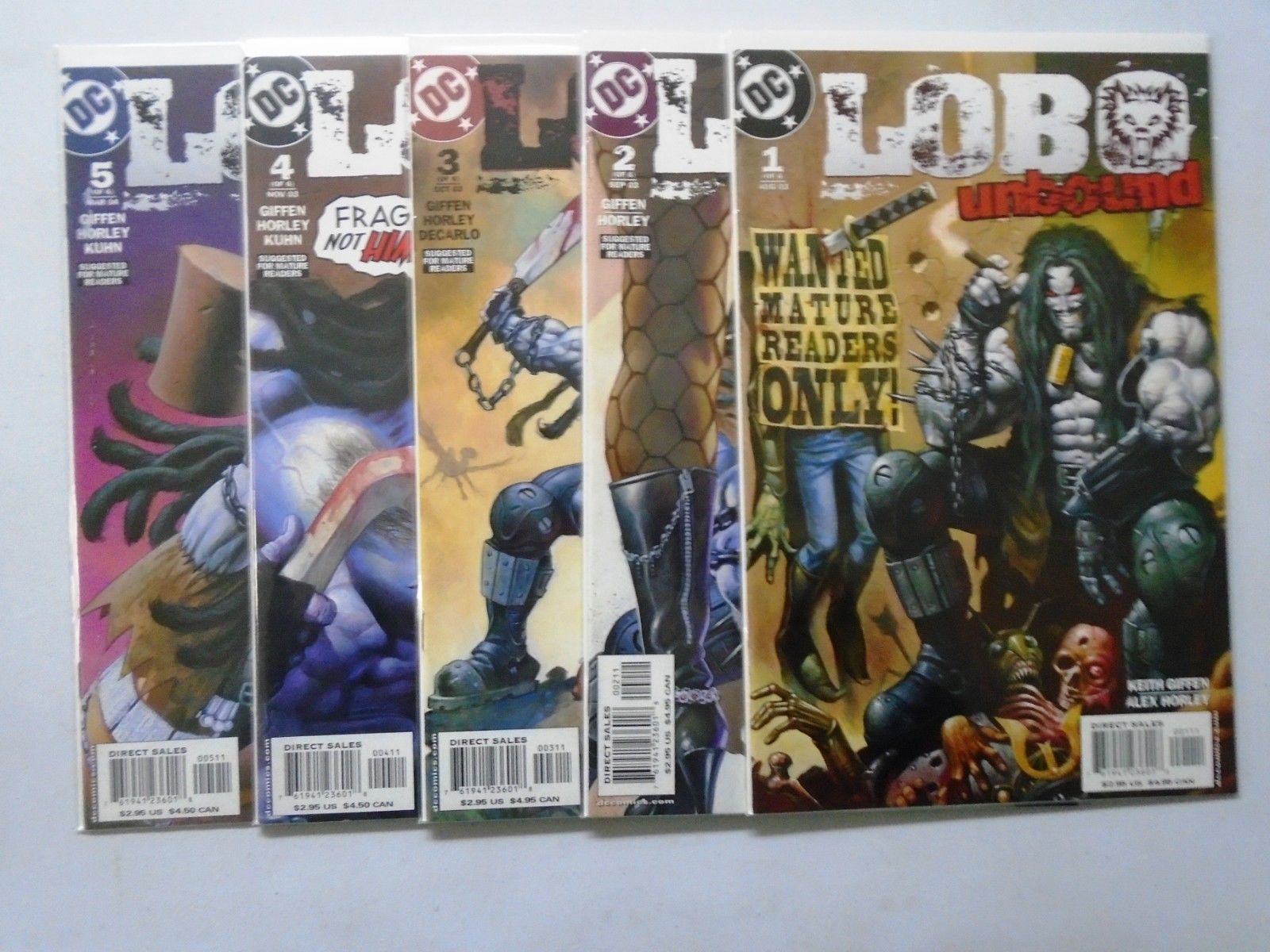 Lobo Unbound Near Set:#1-15, Missing:#6, NM (2003) | Comic Books ...