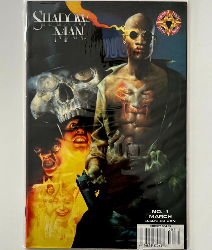 1997 Acclaim Valiant Comics Shadow Man #1 Vintage Comic Books | Comic Books - Modern Age ...