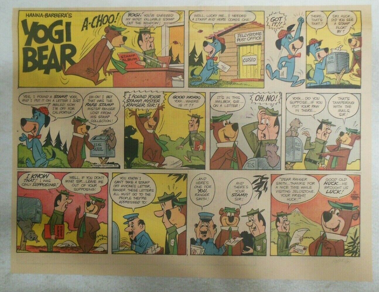 Yogi Bear Ranger Jones Cartoon