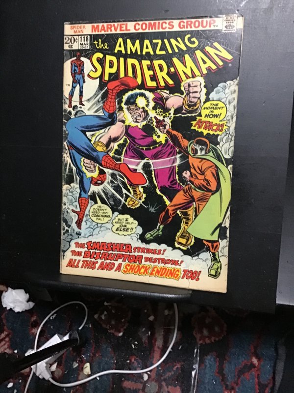 The Amazing Spider-Man #118 (1973) Affordable-grade Smasher, Disruptor ...