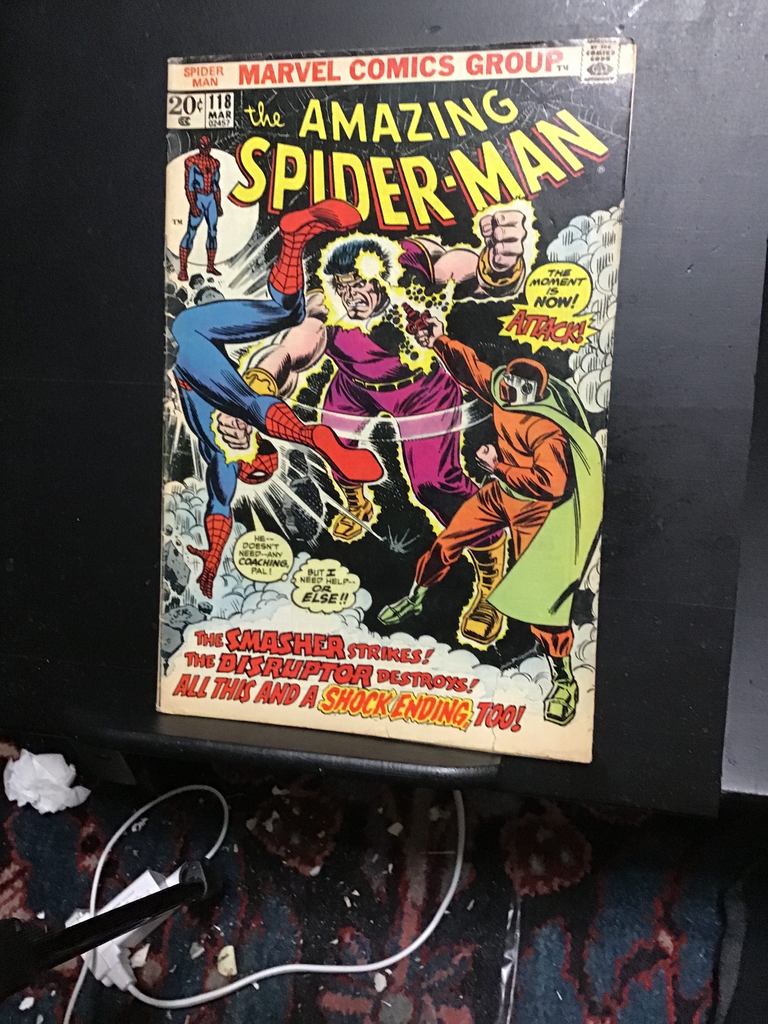 The Amazing Spider-Man #118 (1973) Affordable-grade Smasher, Disruptor ...