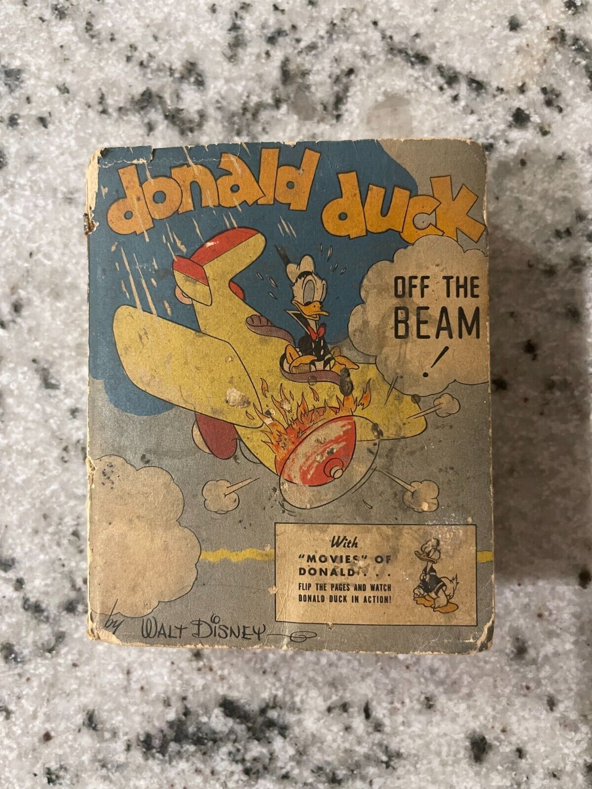 Donald Duck Off The Beam By Walt Disney Big Little Book Mickie Mouse ...