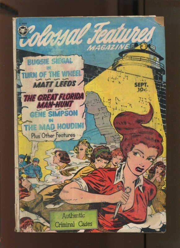Colossal Features Magazine #3 - BAD Girls Cover (1.5) 1950 | Comic Books - Golden Age, Fox ...