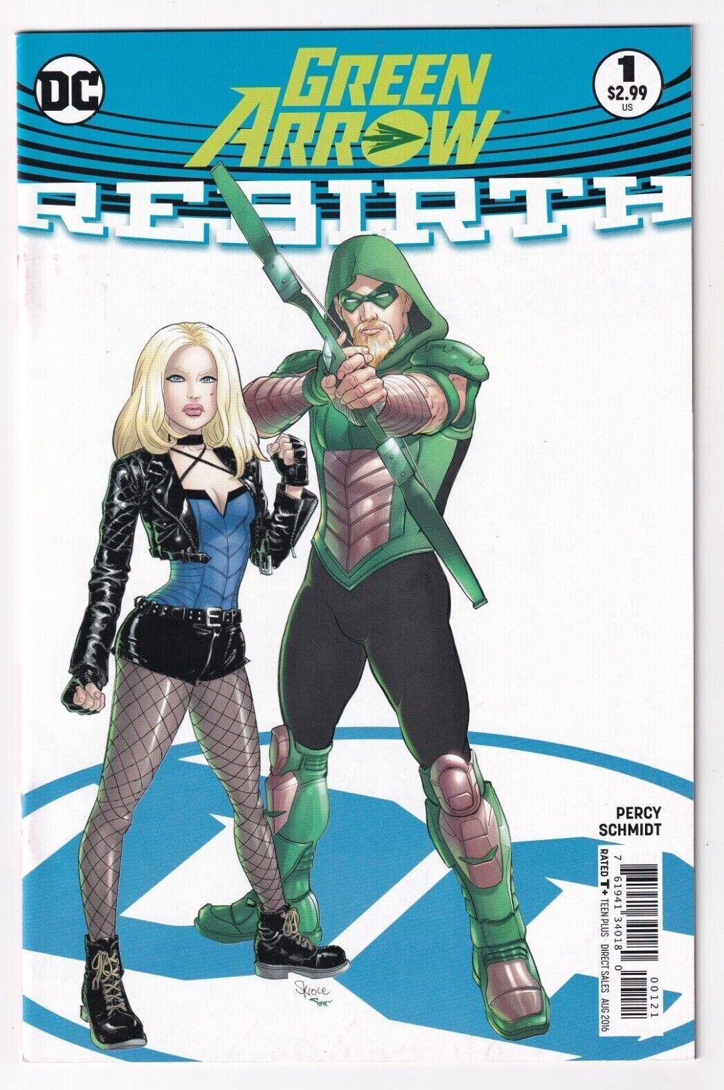 Green Arrow Rebirth #1 Variant August 2016 DC Benjamin Percy Otto ...