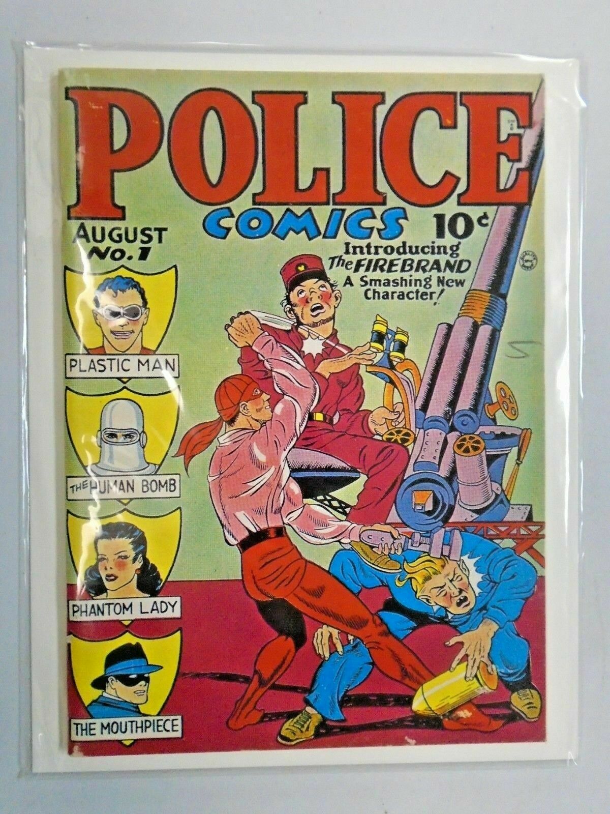 Police Comics #1 Don Maris Reprint 8.0 VF 1975 reprint of 1941 book ...
