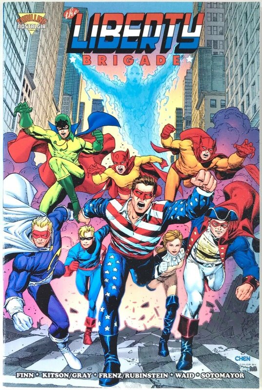 THE LIBERTY BRIGADE Comic Graphic Novel — 2021 Thrilling Nostalgia ...