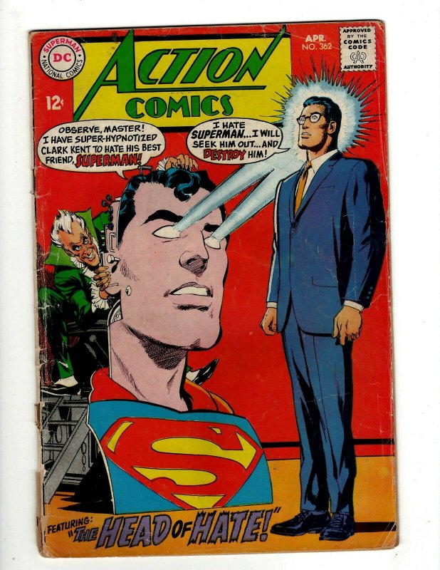 Lot Of 5 Action Comics Feat. Superman DC Comic Books # 362 363 364 365 ...