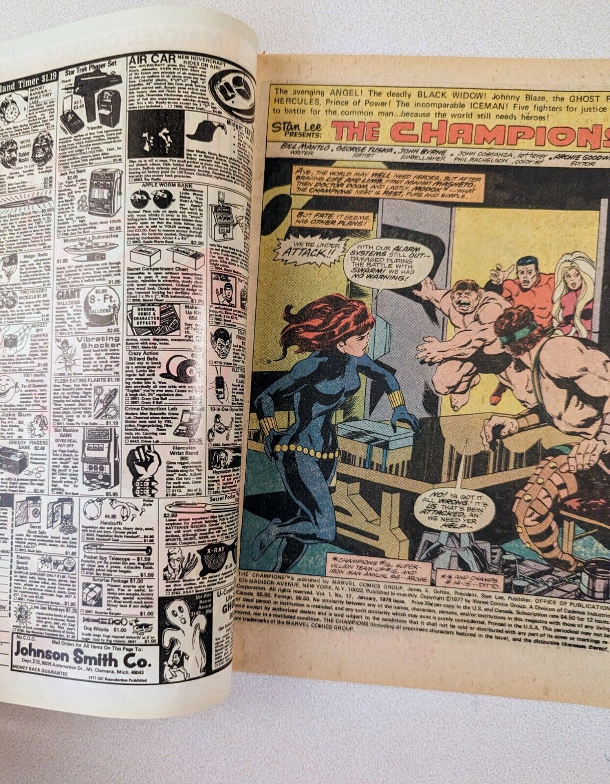 The Champions 17 VF/NM 9.0 Ghost Rider Hercules Last Issue In Series ...