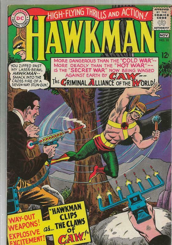 Hawkman #10 ORIGINAL Vintage 1965 DC Comics Caw | Comic Books - Silver ...