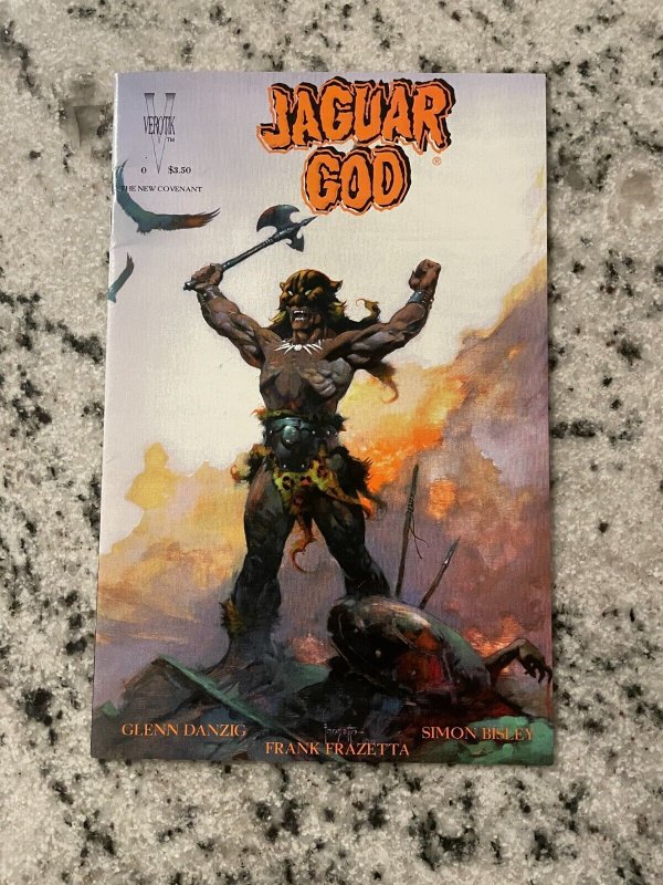 Jaguar God # 0 NM Verotik Comic Book Frank Frazetta Cover Art Danzig ...