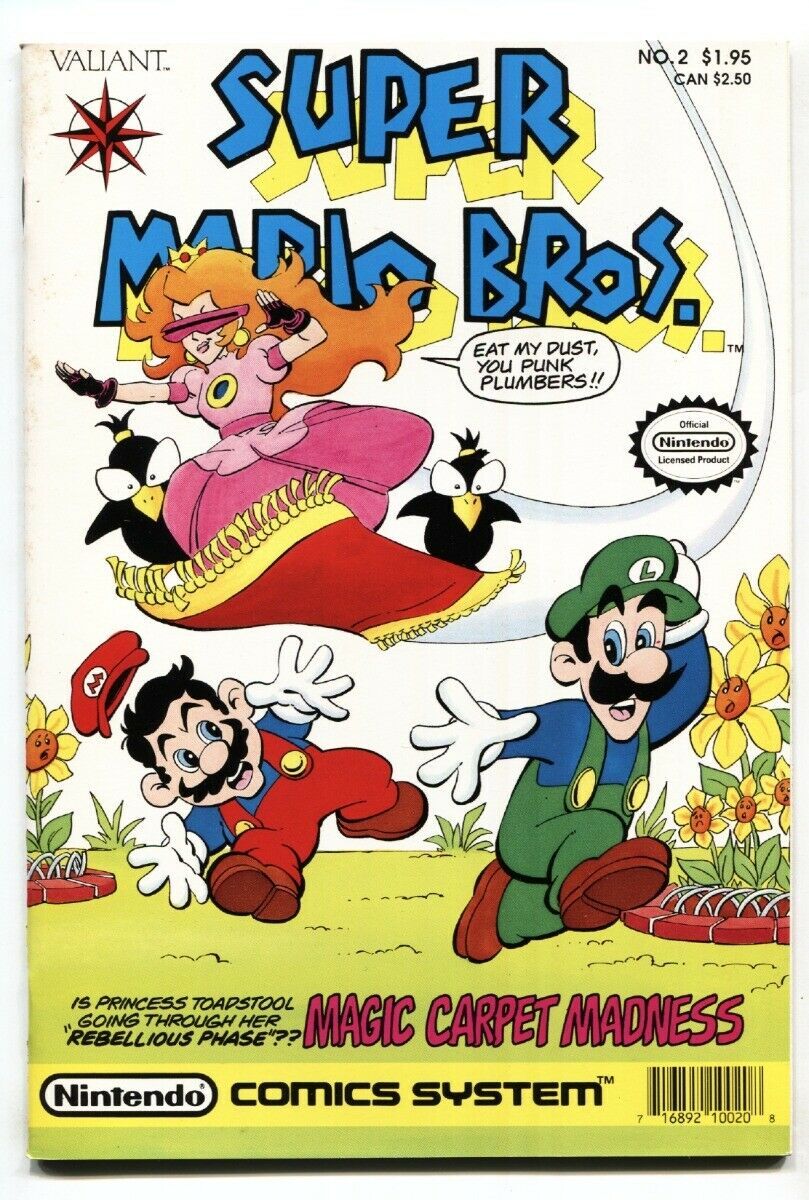Super Mario Bros Comic #2 1990- Valiant- Super Nintendo | Comic Books ...