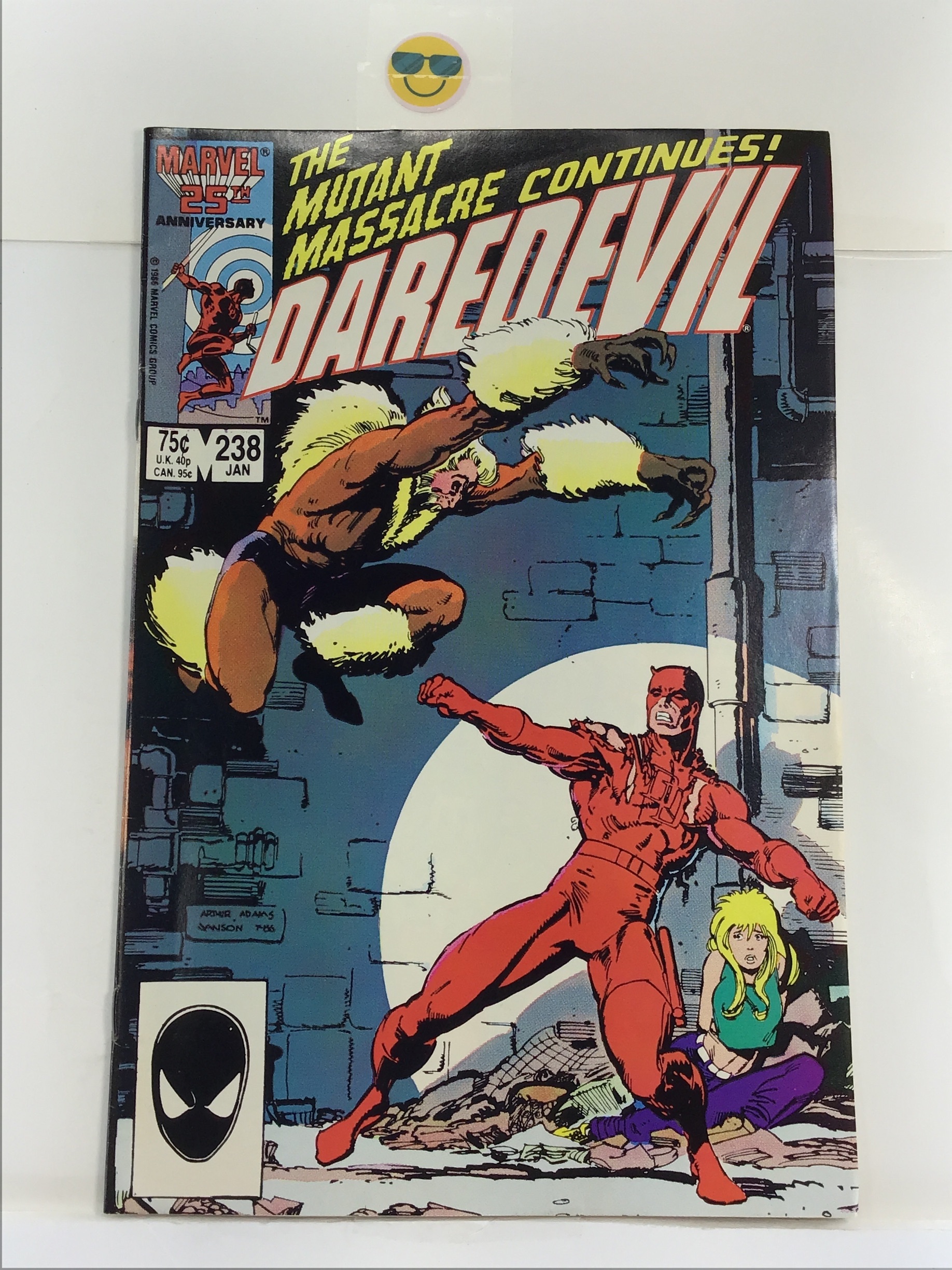 Daredevil #238 (1987) key Mutant massacre Sabertooth | Comic Books ...