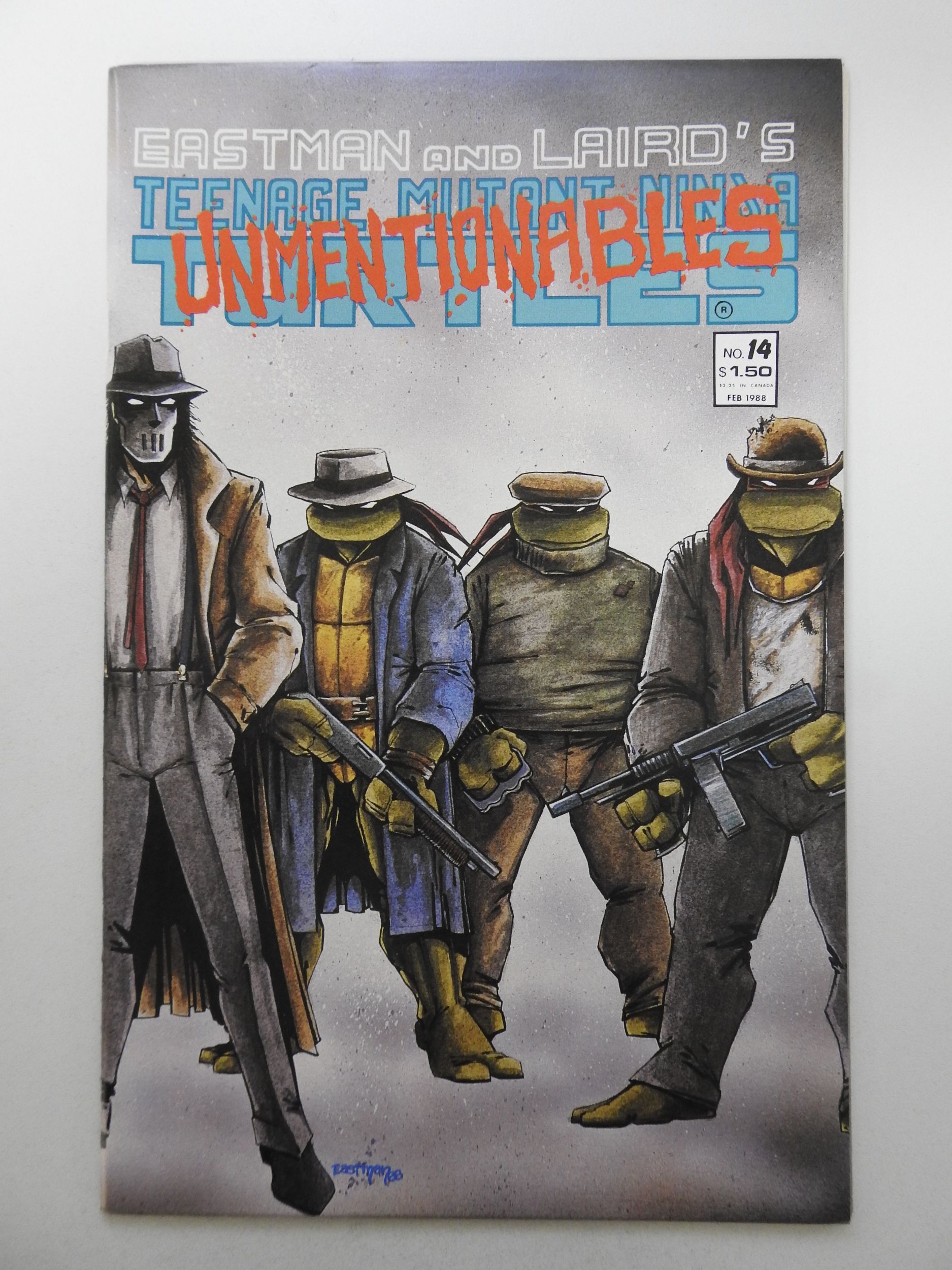 Teenage Mutant Ninja Turtles #14 (1988) Signed and Remark Eastman ...