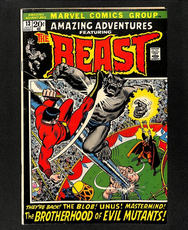 Amazing Adventures #13 Beast! Brotherhood of Evil Mutants! | Full Runs ...