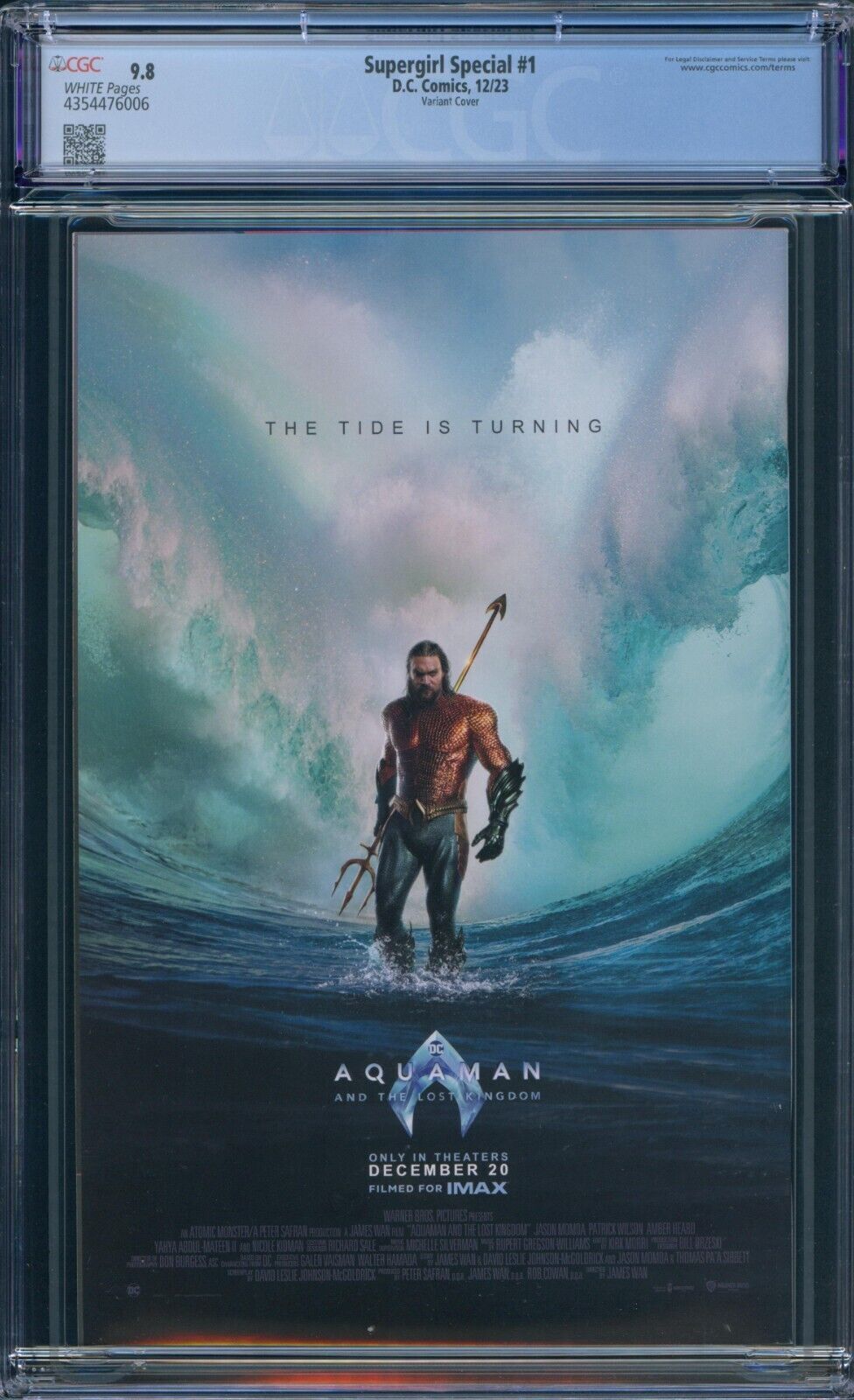 Supergirl Special #1 CGC 9.8 Frank Cho Variant Cover DC 2023 White ...