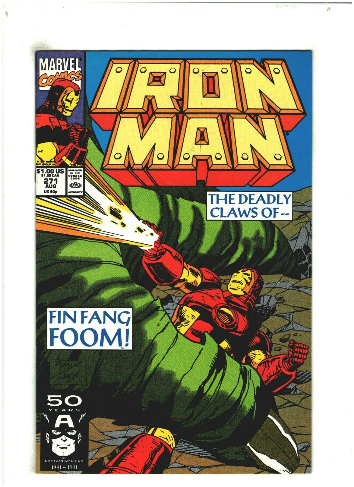 Ironman Vs Mandarin Comic