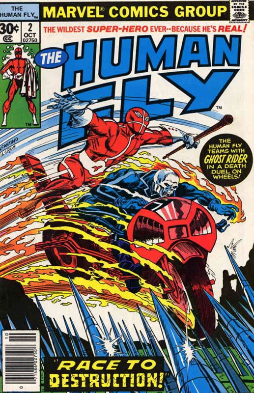 Human Fly, The #2 FN ; Marvel | Ghost Rider Bill Mantlo | Comic Books ...