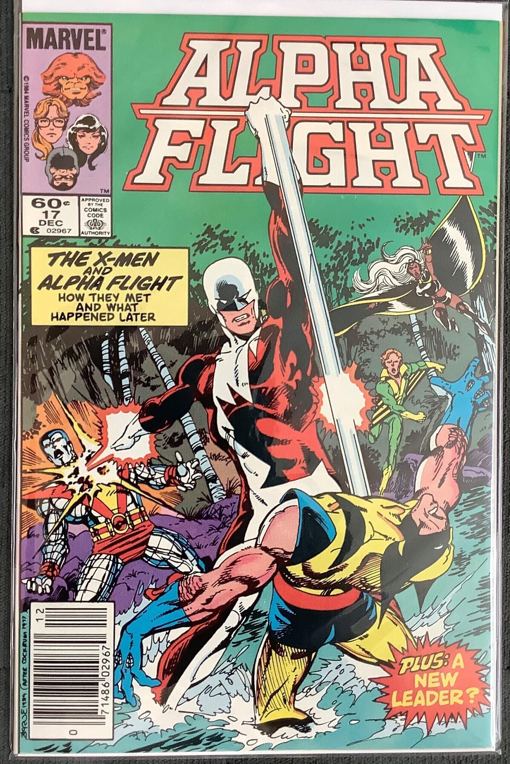 Alpha Flight #17 Newsstand Edition (1984, Marvel) X-Men Crossover. NM+ ...
