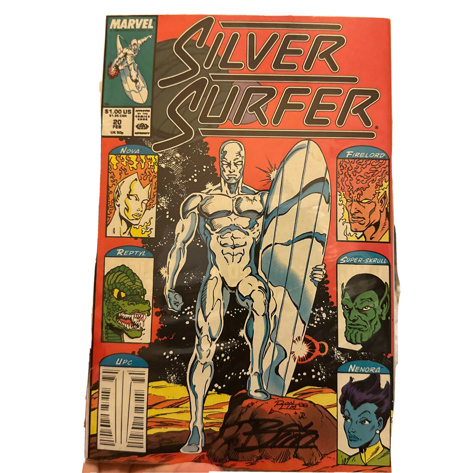 ?Ron Lim Silver Surfer #20 Rare Signed By Ron Lim? | Comic Books ...