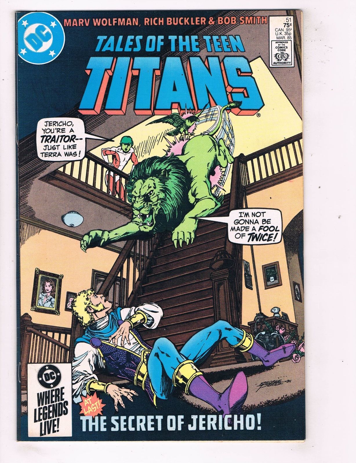 Jericho Teen Titans Comics