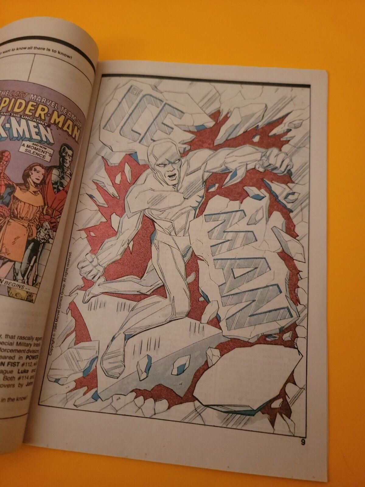 1985 Marvel Age 22 John Romita Sol Brodsky cover Fine+ Iceman solo ...