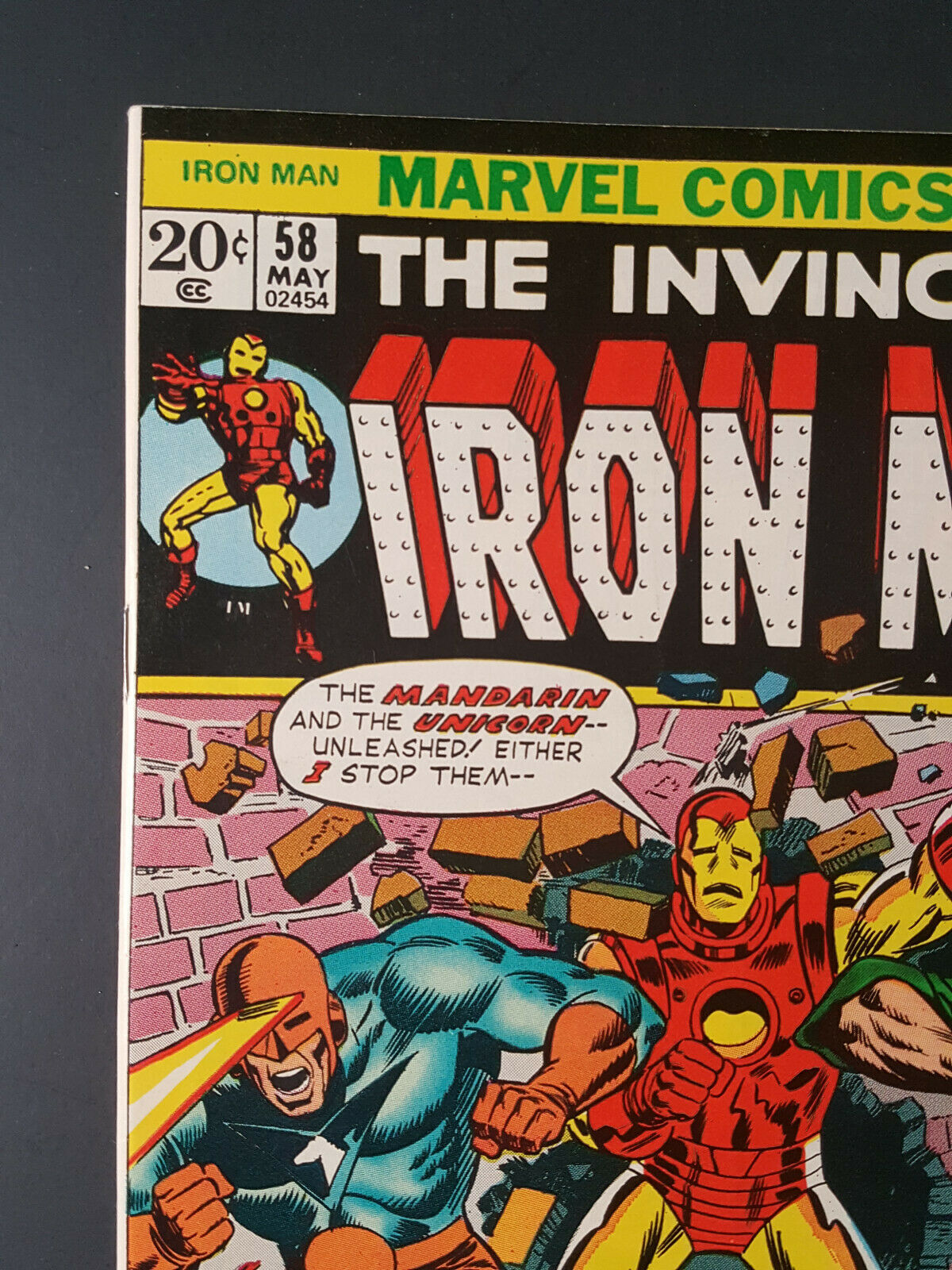 IRON MAN # 58 VF/NM 9.0 Mandarin - Marvel - 1973 Comic Bronze-Age ...