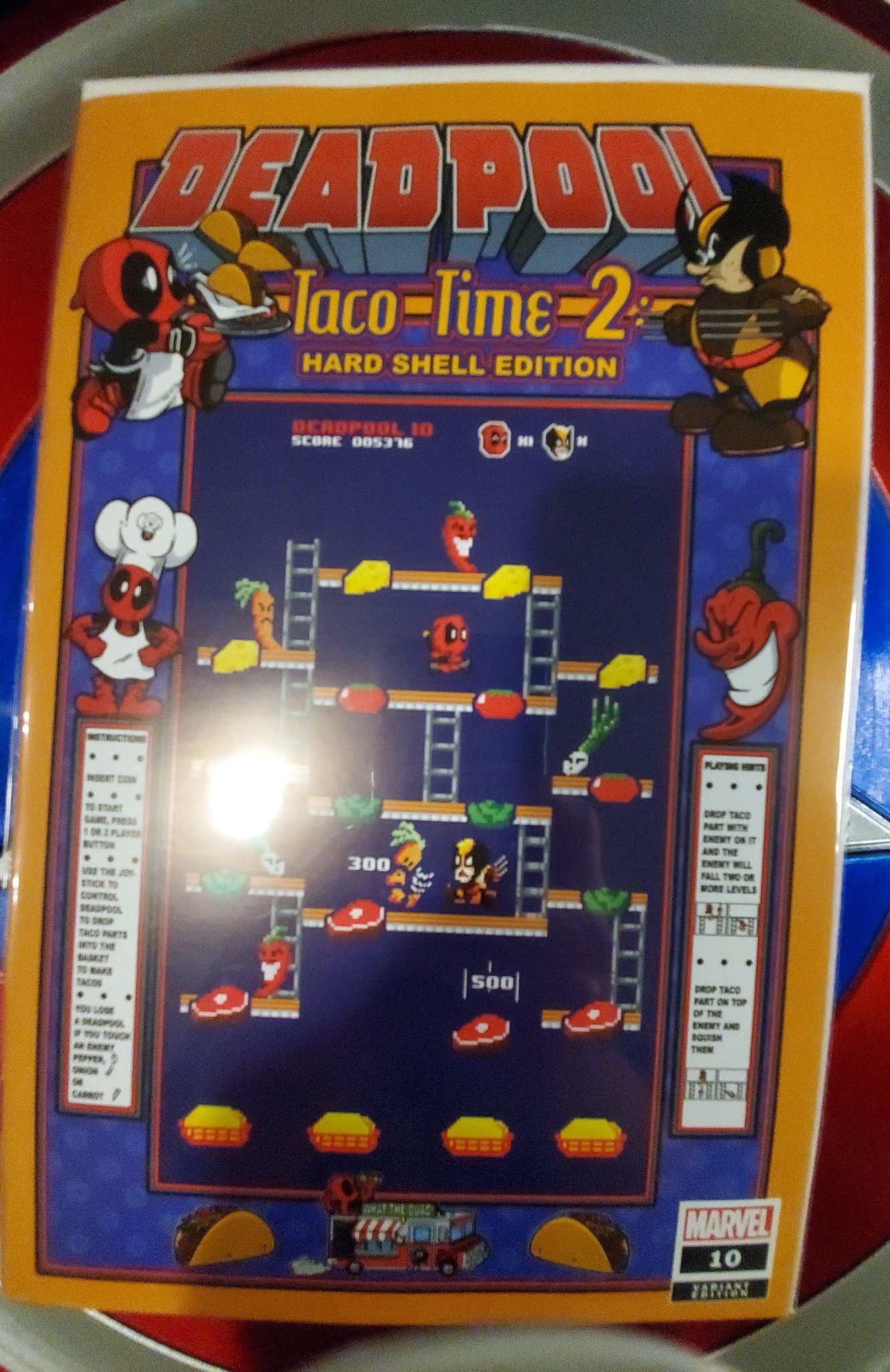 Deadpool #10 Taco Time 2 Wolverine NES 8 BIT Game Variant Edition ...