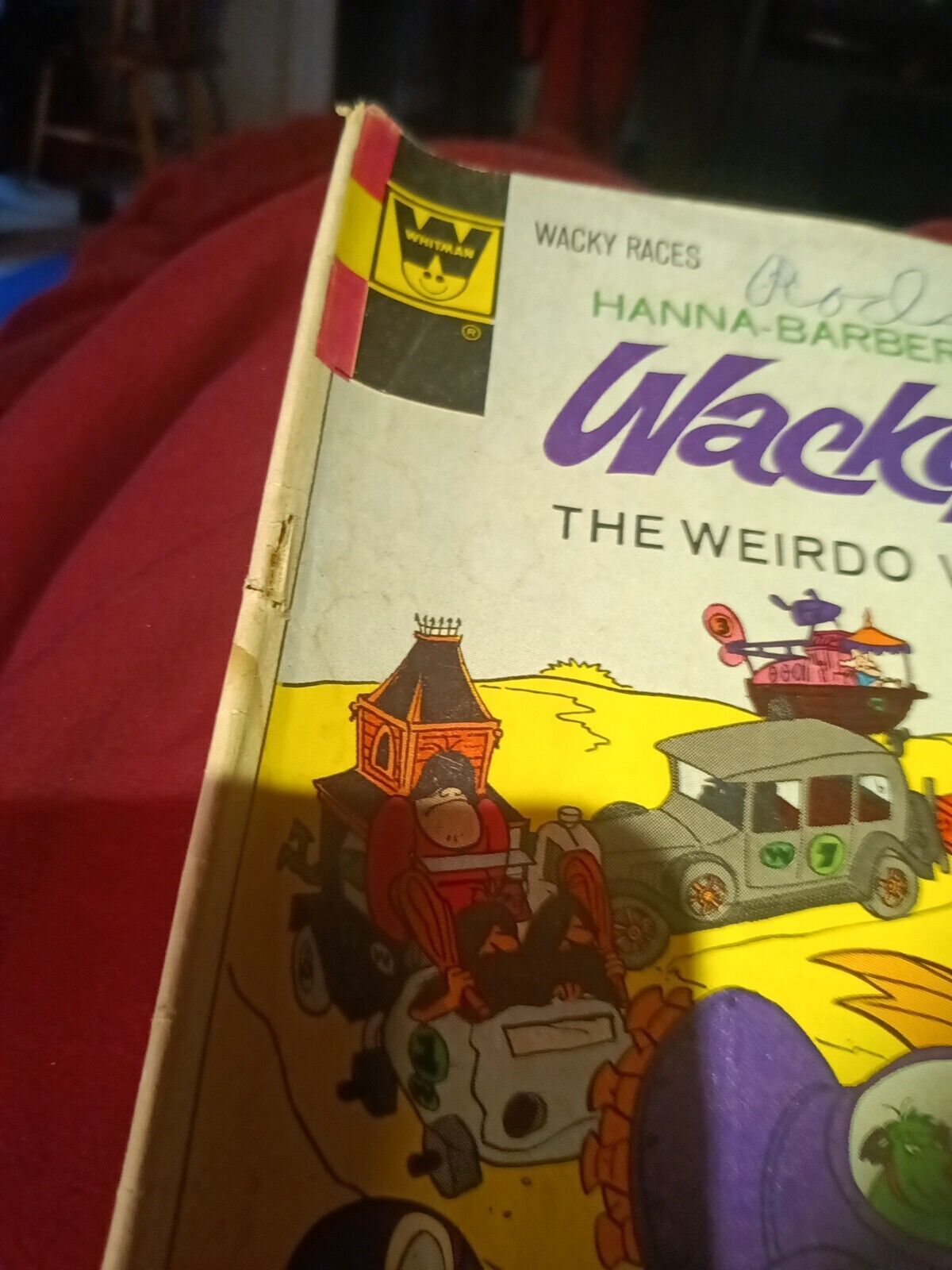 Wacky Races #7 Comic Book Hanna Barbera 1972 Whitman Penelope Pitstop ...