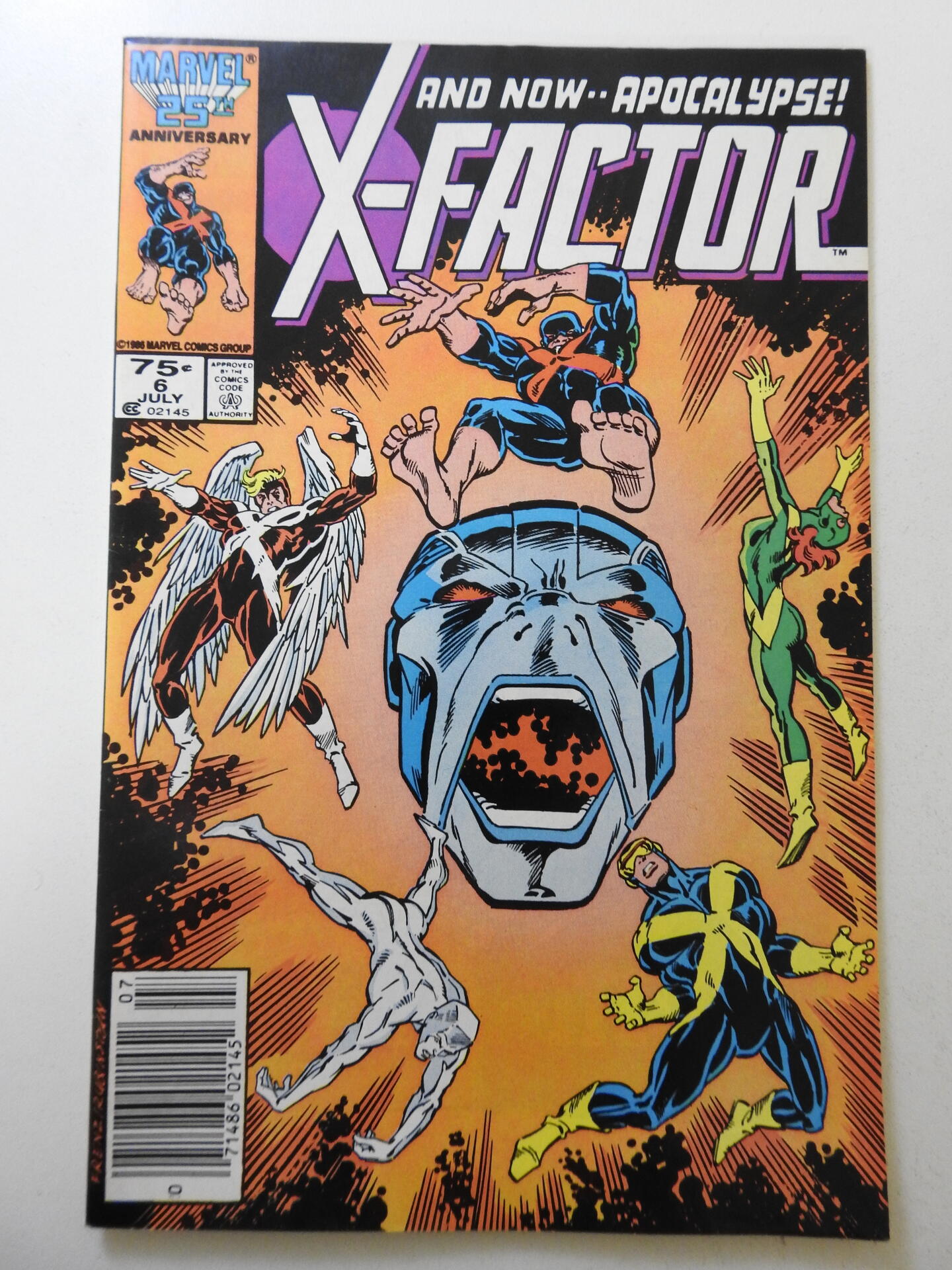 X-Factor #6 VF Condition! 1st full appearance of Apocalypse! | Comic ...