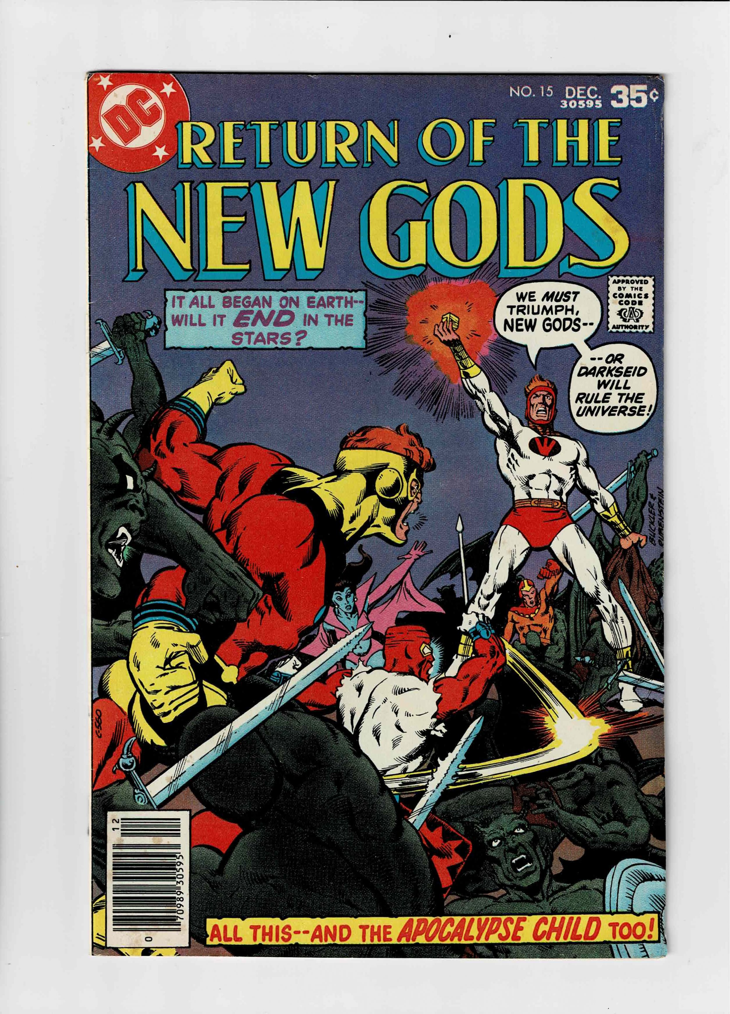 New Gods #15 (1977) A Fat Mouse "Almost Free Cheese" 2nd Menu Item ...