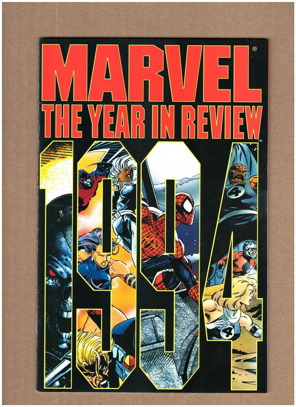Marvel 1994 Year In Review Newsstand Variant X-Men Spider-man Hulk VF+ ...