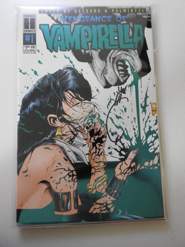 Vengeance of Vampirella #1 Aqua Variant Edition (2019) Signed by Joe ...