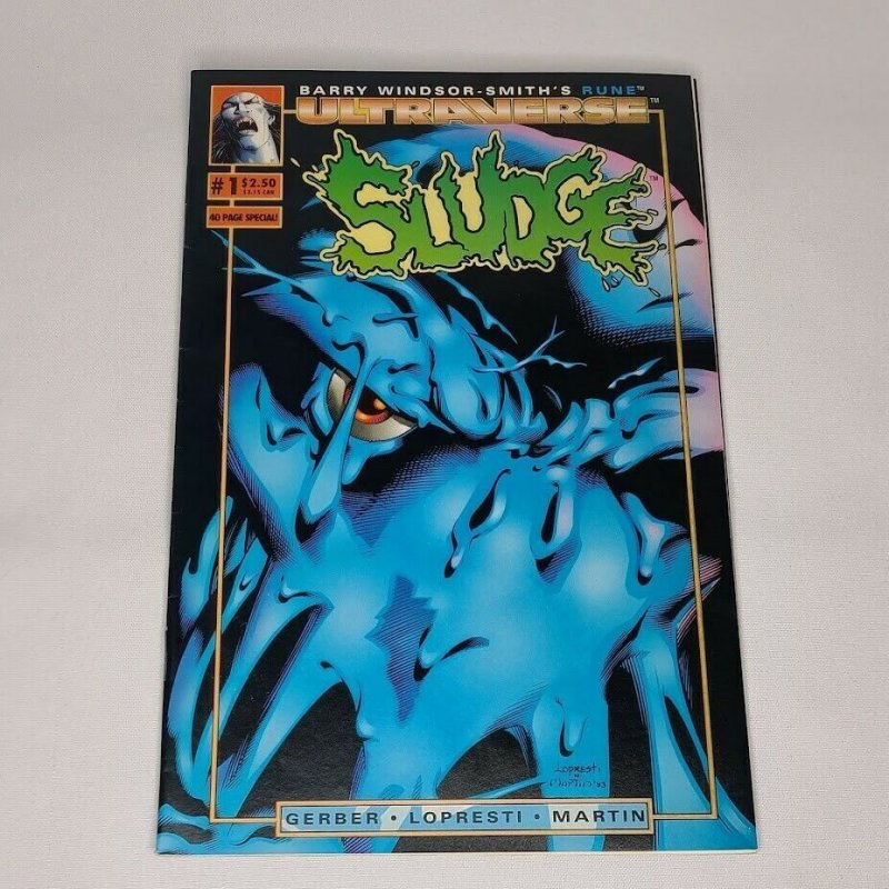 Sludge #1 Malibu 1993 Ultraverse Rune Flipbook FN | Comic Books ...