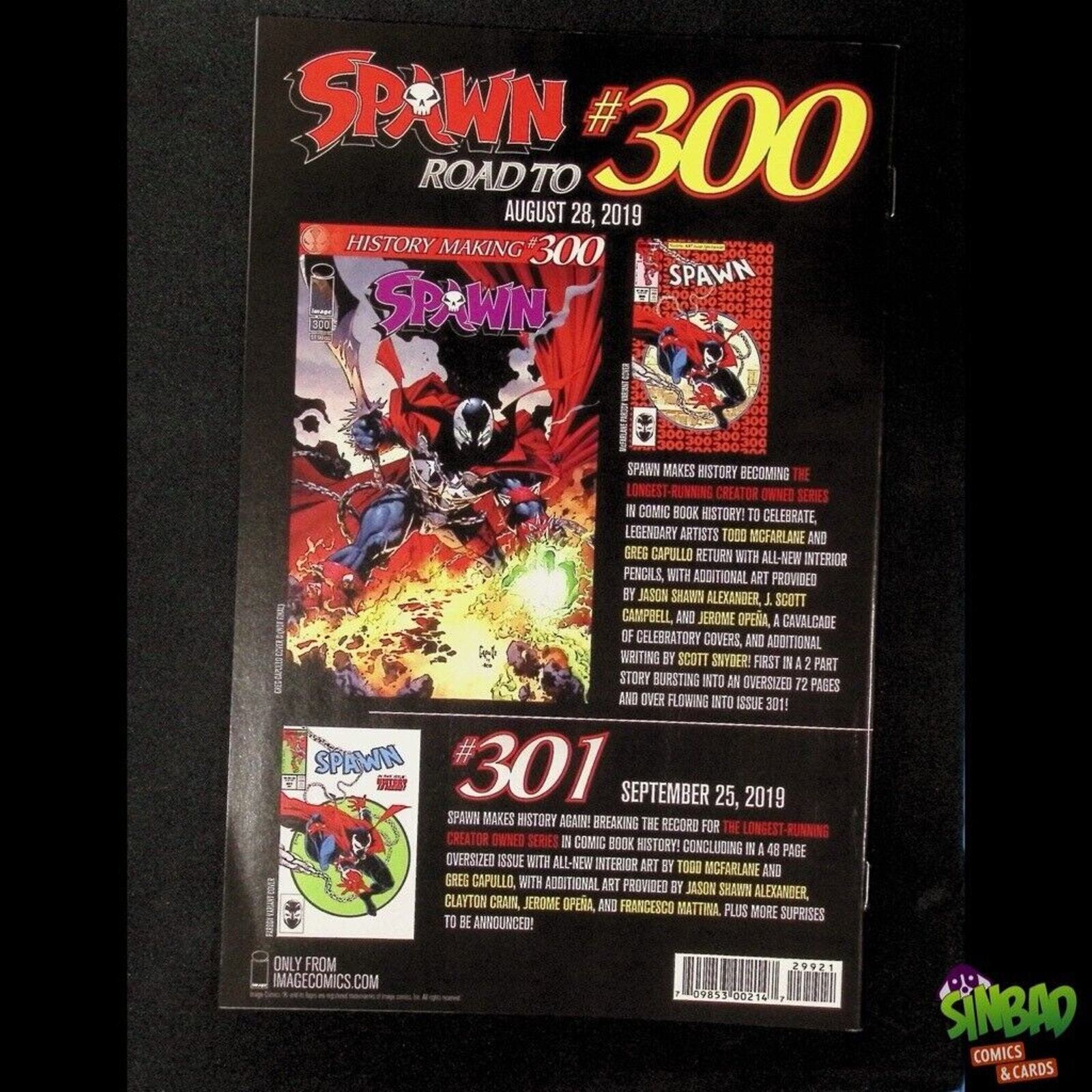 Spawn 299B 1st team app. The Rapture | Comic Books - Modern Age, Image Comics, Spawn / HipComic