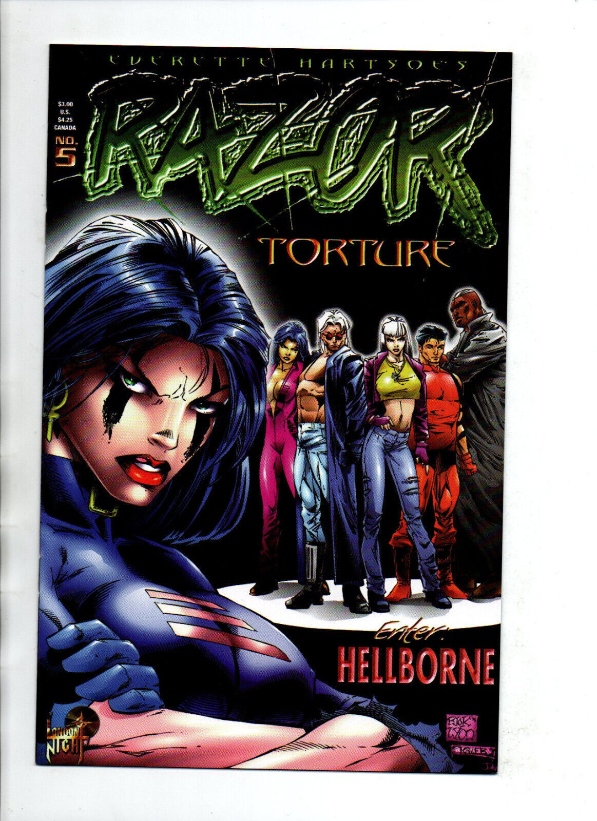 Razor Torture #0 1 2 3 4 5 & 6 Complete Set - Horror - London - 1995 ...