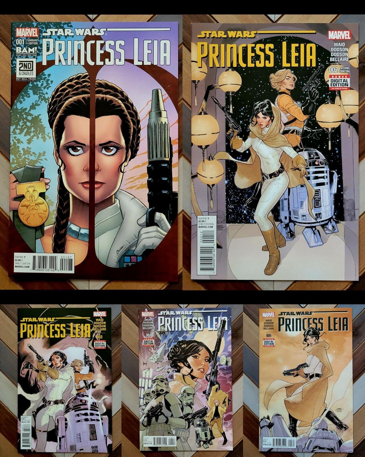 Star Wars: PRINCESS LEIA #1-5 (Marvel 2015) Hi Grade Complete Set! BAM ...