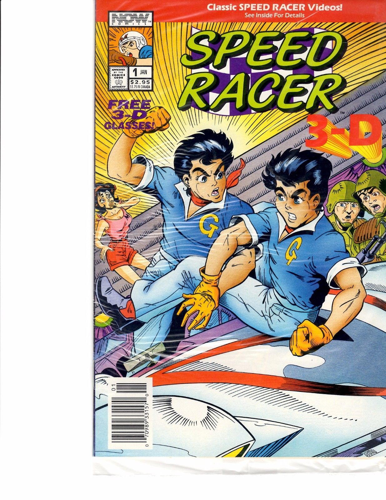 Lot Of 2 Now Comic Books Speed Racer #1 and Speed Racer 3-D #1 ON3 ...