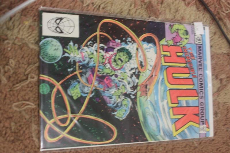 Incredible Hulk comic # 281 1983, Marvel leader rick jones in space+ ...