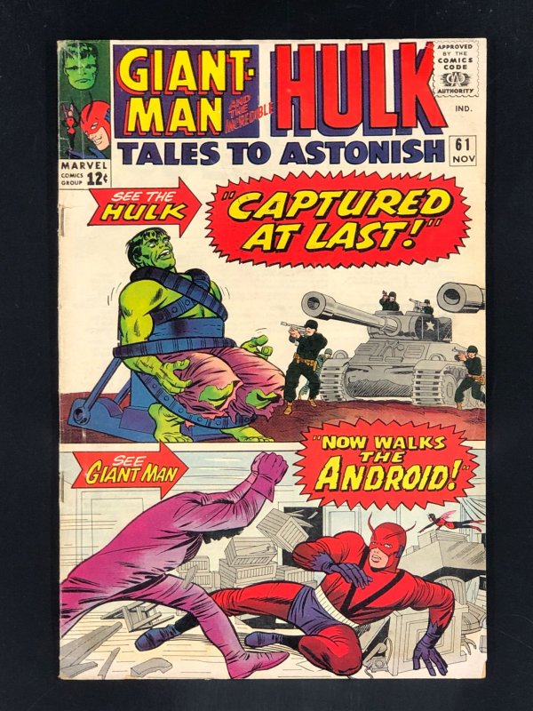 Tales to Astonish #61 (1964) 1st Appearance of Major Glenn Talbot ...